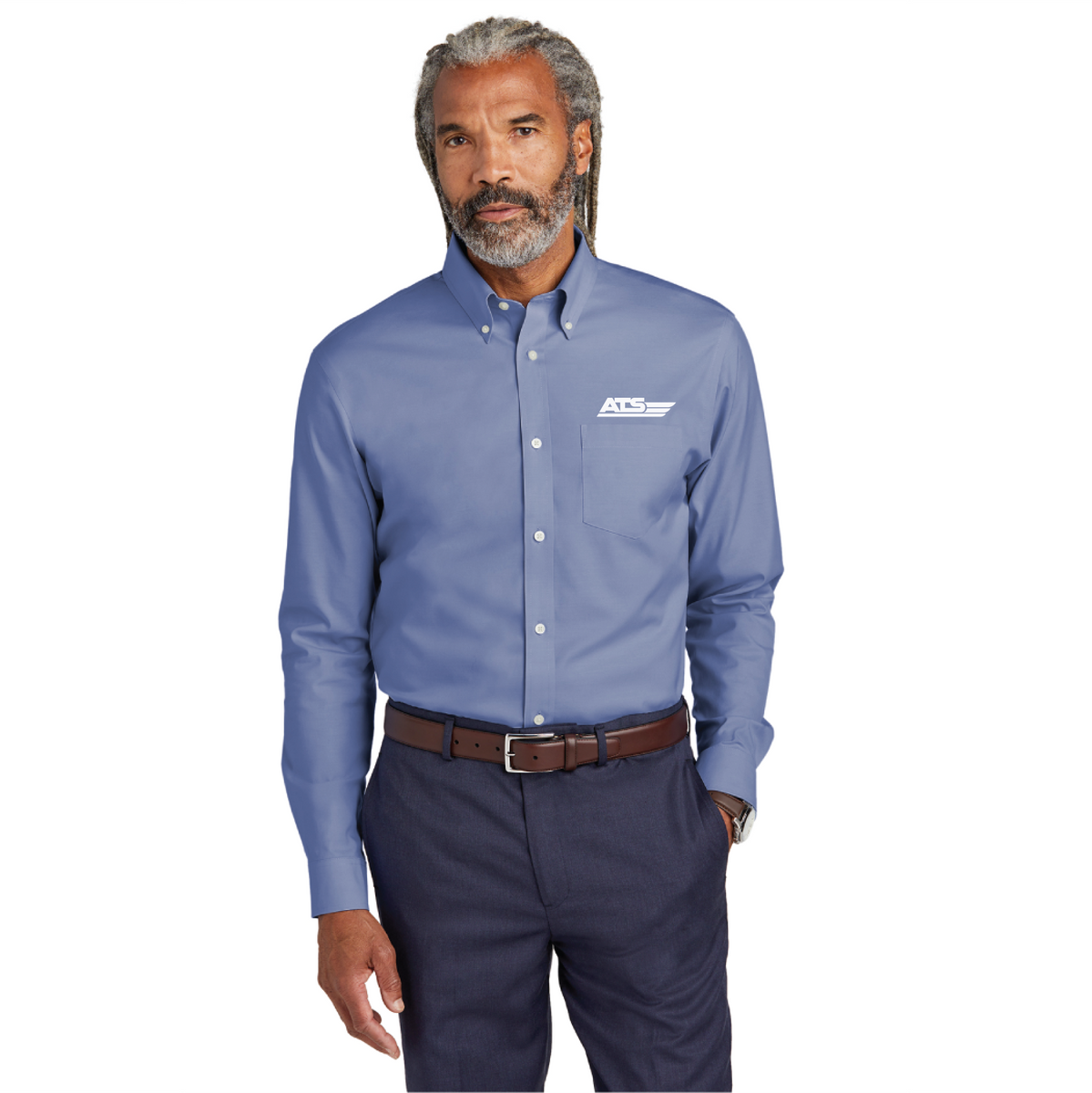 ATS - Brooks Brothers® Wrinkle-Free Stretch Pinpoint Shirt – Locals Apparel